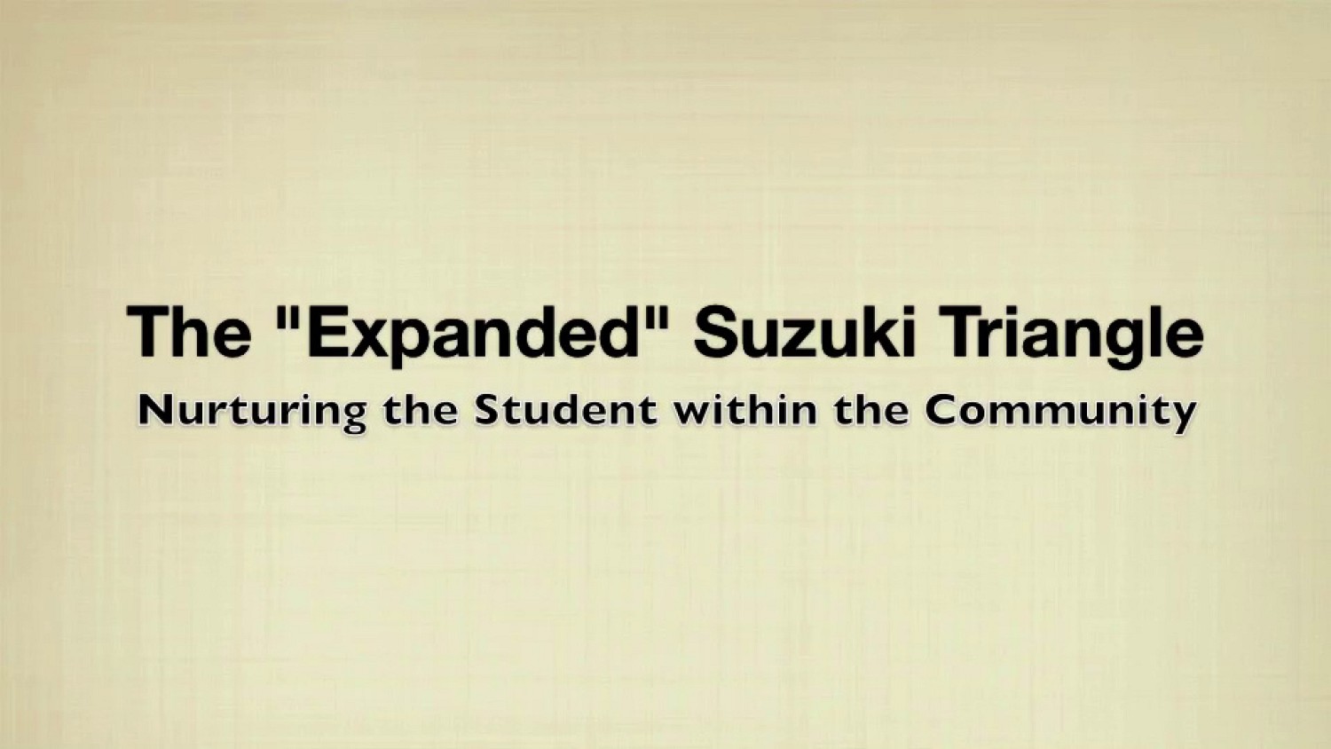 About the Suzuki Method | Suzuki Association of the Americas